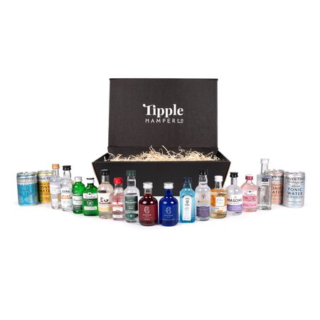 The Beginner - Miniature Gin Selection Tasting Hamper - 44% ABV from £89.80