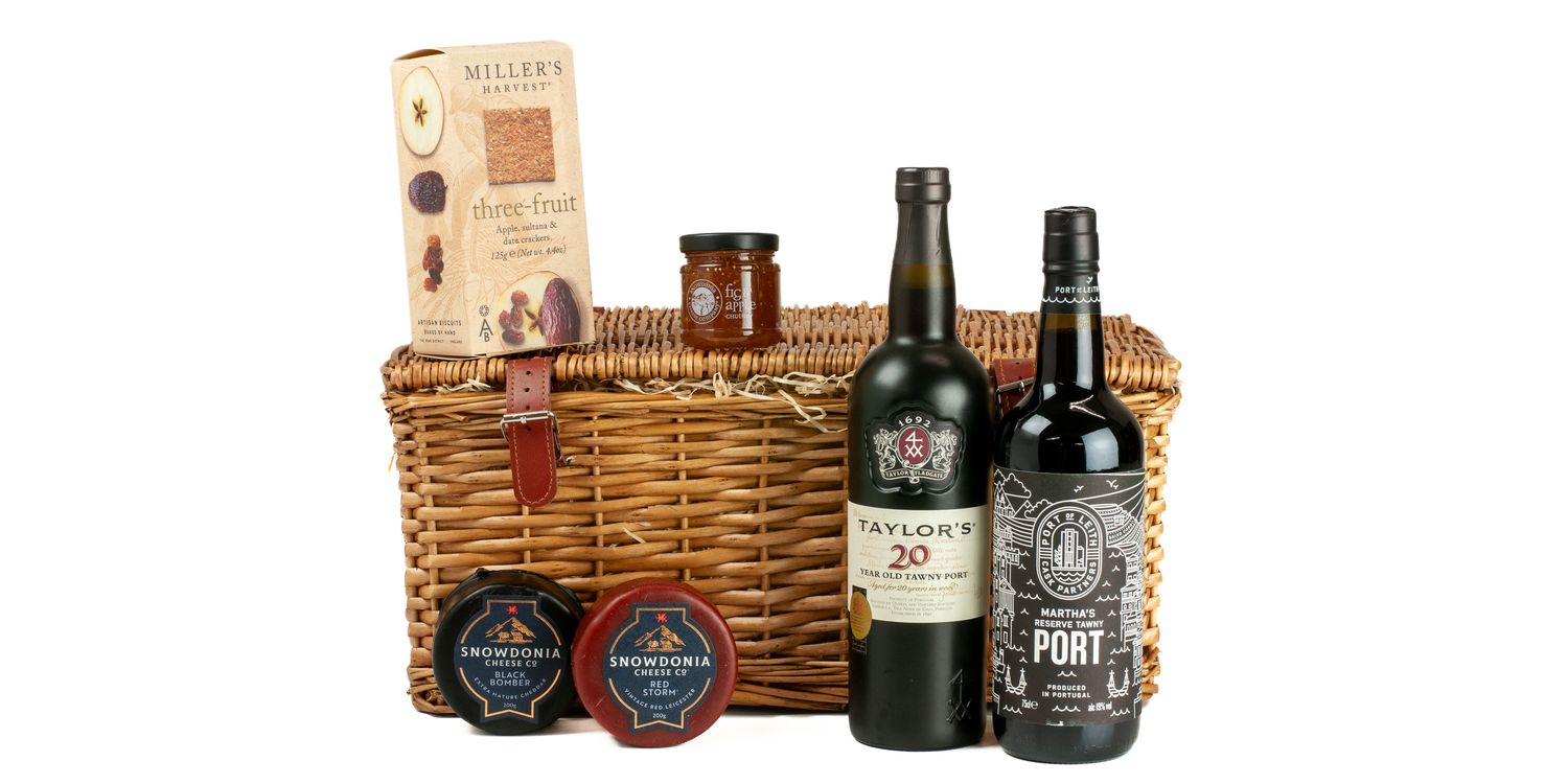 Port Lover, Cheese & Nibbles Hamper from £105.20