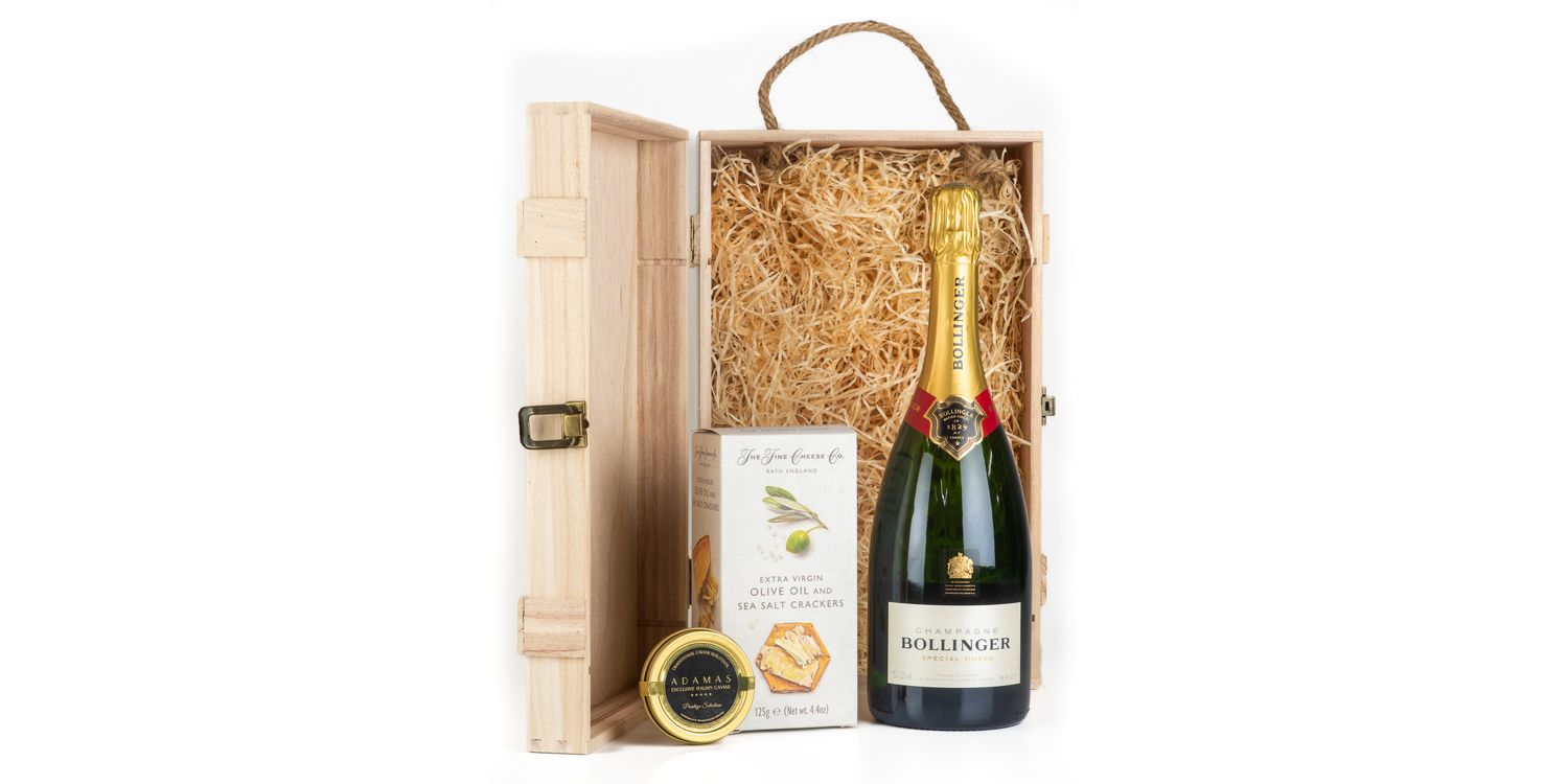 Bollinger & Caviar Gift Box from £106.90