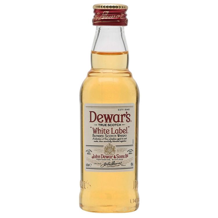 Dewar's White Label Blended Scotch Whisky Miniature (5cl) only £3.50